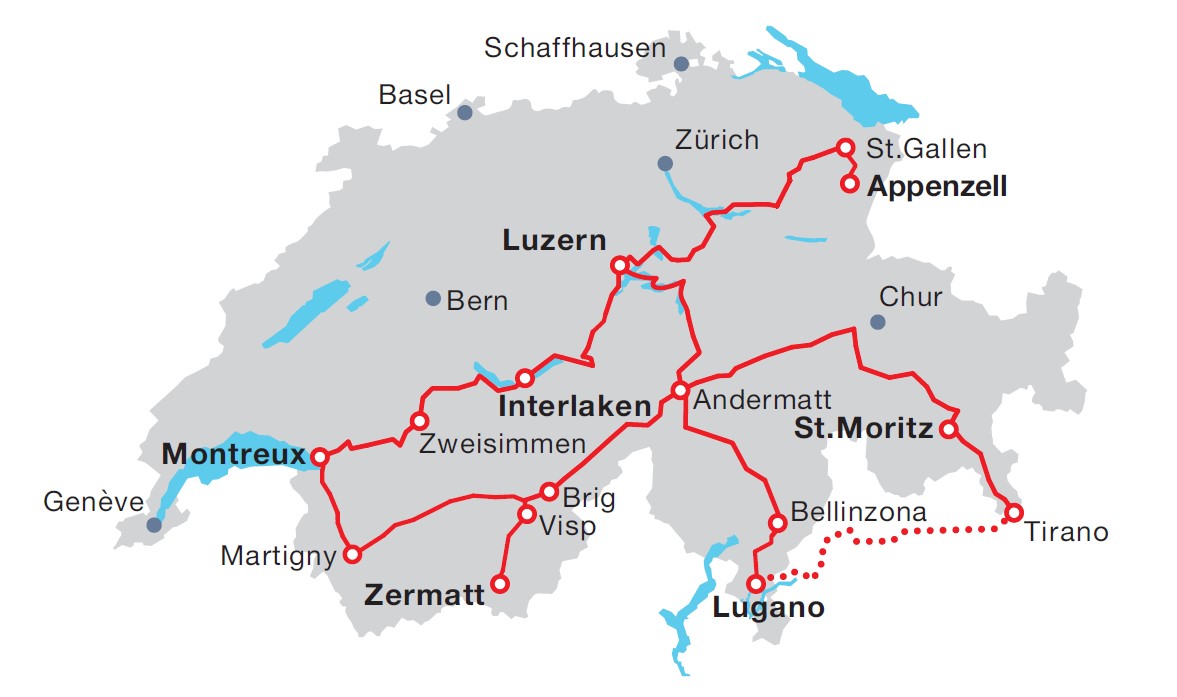 Grand Scenic Train Tour 2024 | Swiss Holiday Company