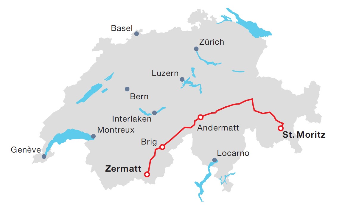 Supreme Glacier Express Scenic Holiday 2025 | Swiss Holiday Company